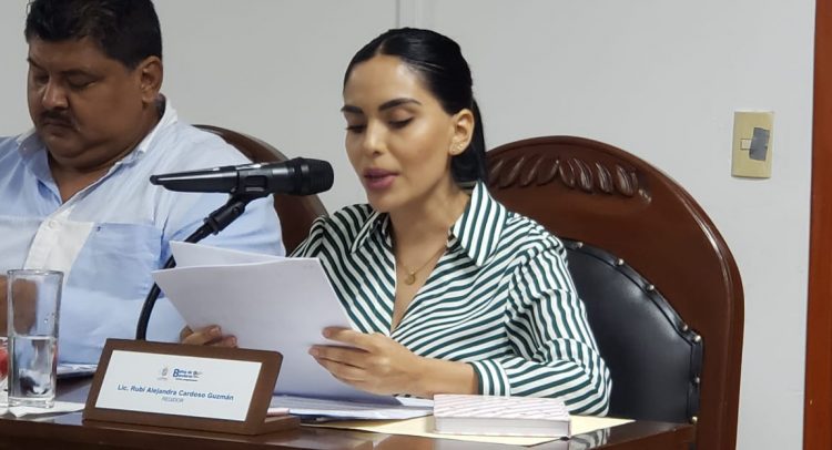 Rubí Cardoso propone su primer iniciativa de acuerdo a Cabildo ...