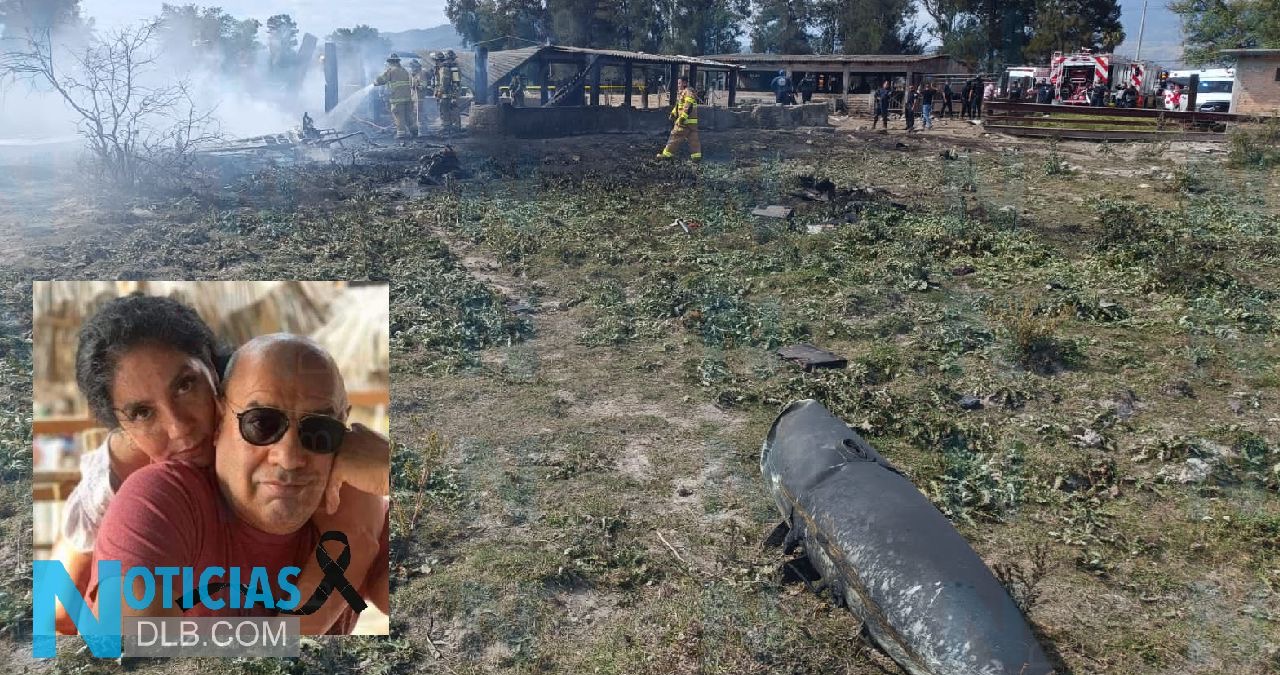 Identifican a pareja que perdió la vida en accidente aéreo en Tepic ...